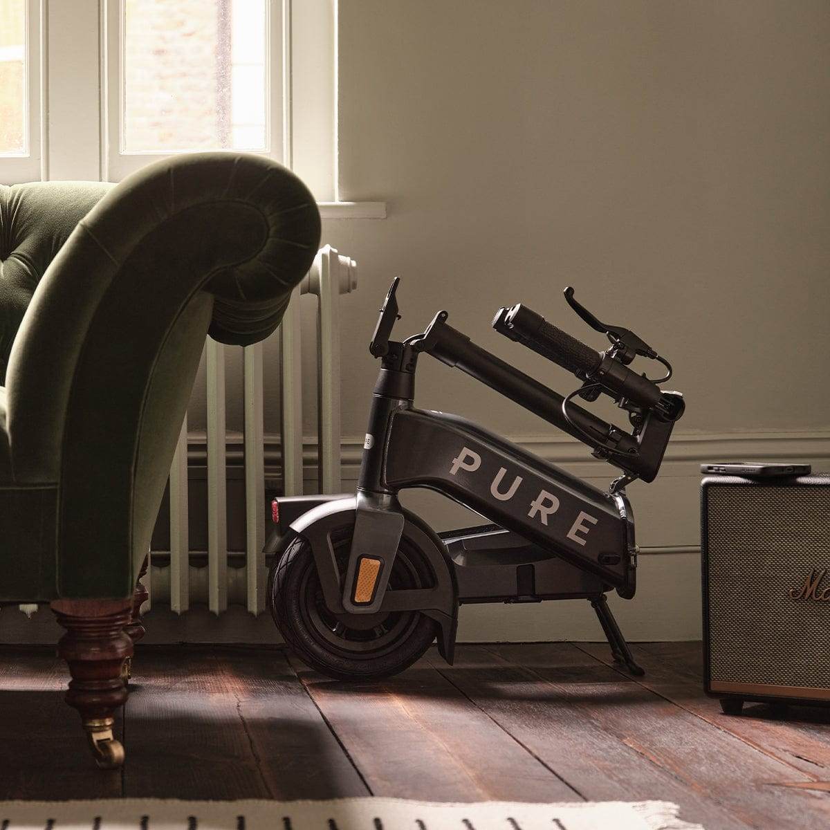 Pure Advance Flex E-scooter - Foldable, Compact & Safe - Pure Electric ...